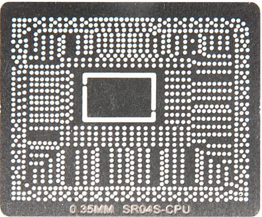 Трафарет BGA для CPU сокет BGA1023 купить по цене 324 руб. оптом и в ...